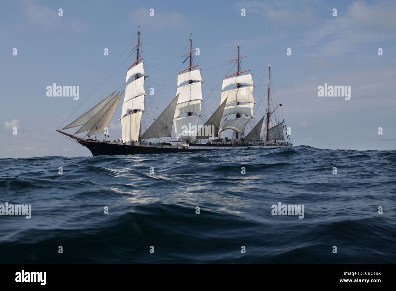 Sailing vessel - Barque Sedov Stock Photo - Alamy