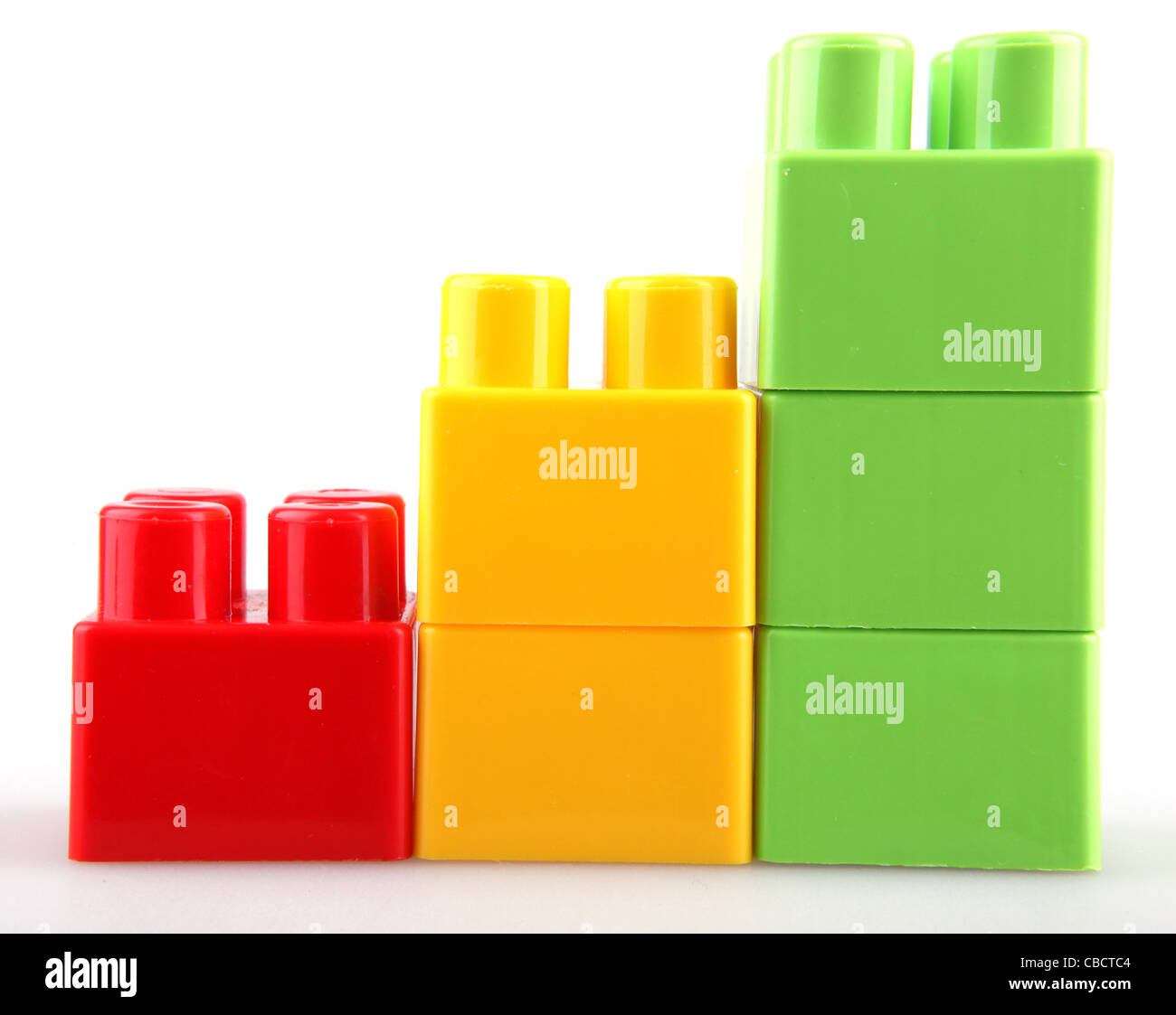 Plastic building blocks Stock Photo - Alamy