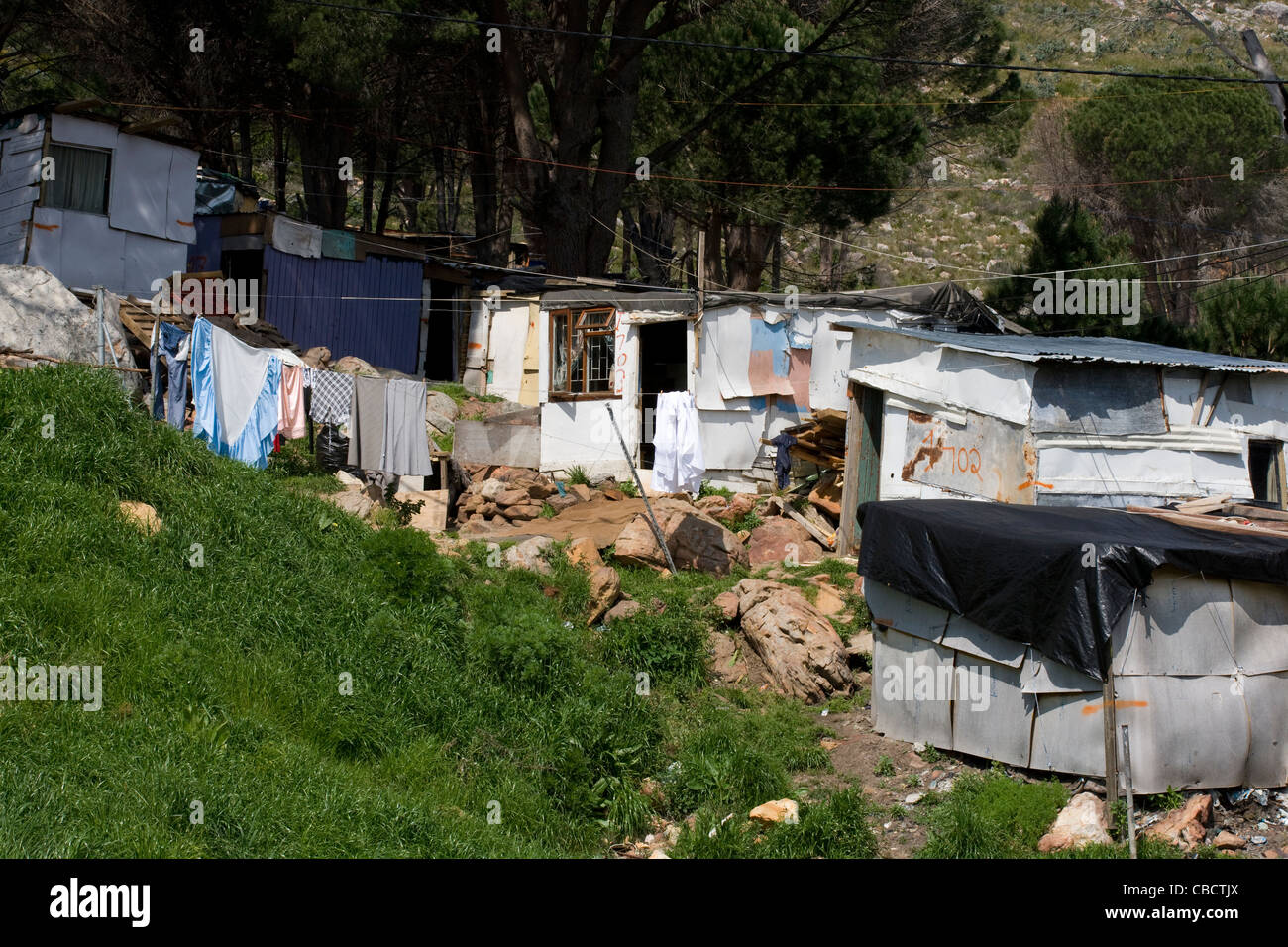Hout Bay: Imizamo Yethu Township - shacks Stock Photo - Alamy