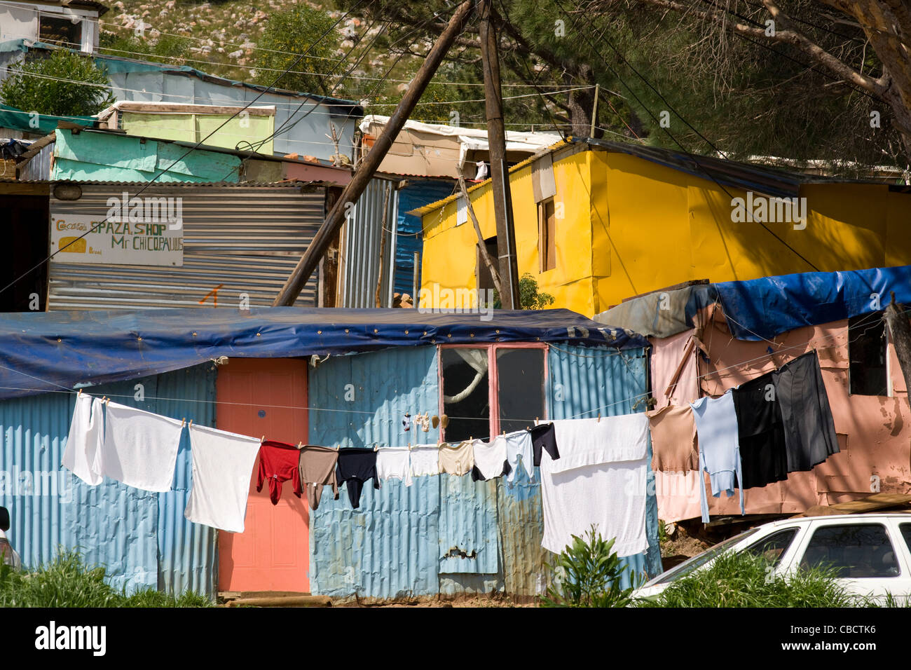Hout Bay: Imizamo Yethu Township - shacks Stock Photo - Alamy