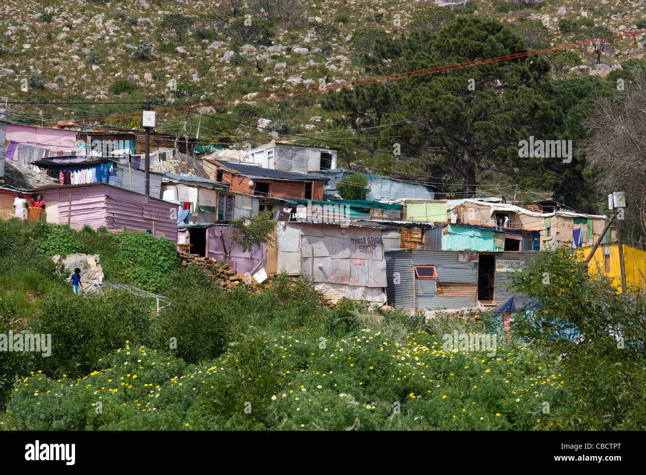 Hout Bay: Imizamo Yethu Township - shacks Stock Photo - Alamy