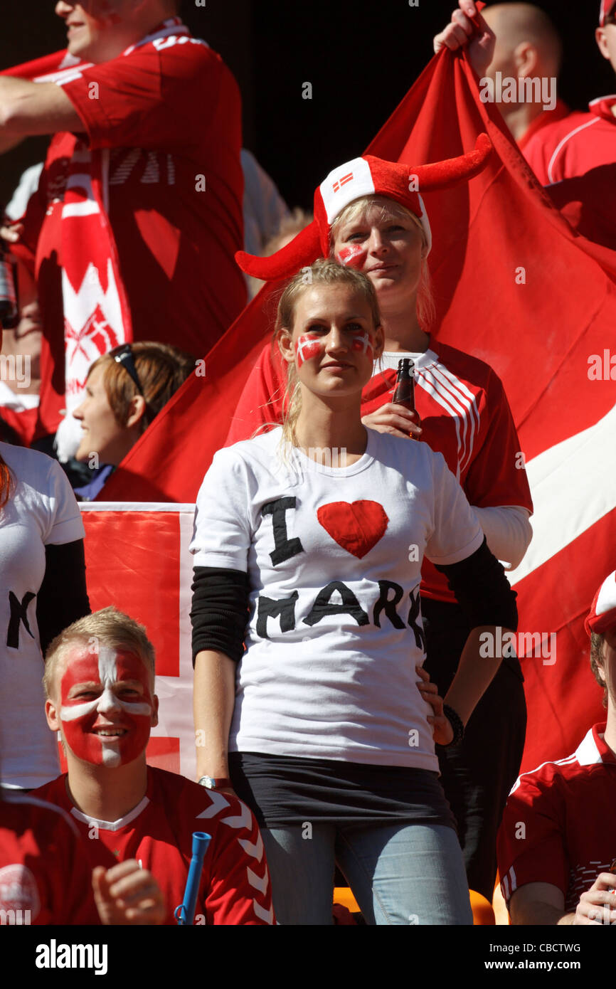 Danish football fan female hi-res stock photography and images - Alamy