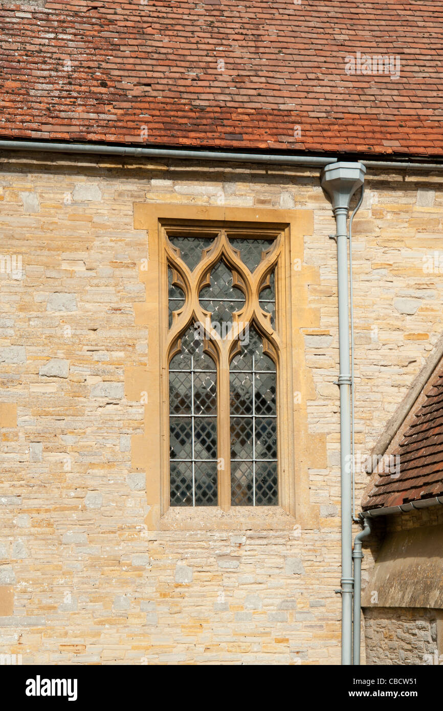 Window of an Early English Gothic style Church, Aston Cantlow ...