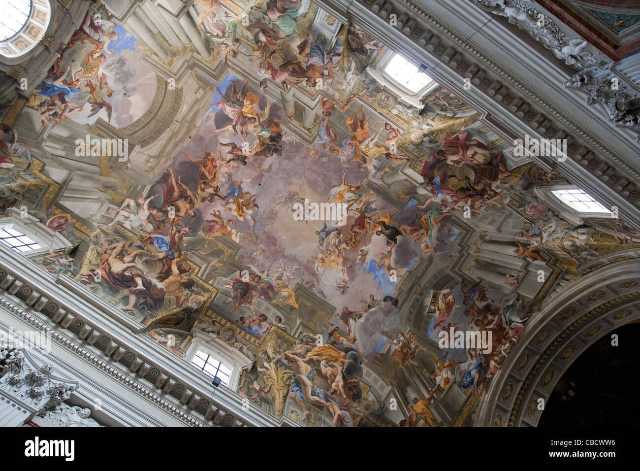 Ceiling Fresco by Andrea Pozzo 1642-1709 in Chiesa di Sant Ignazio di ...