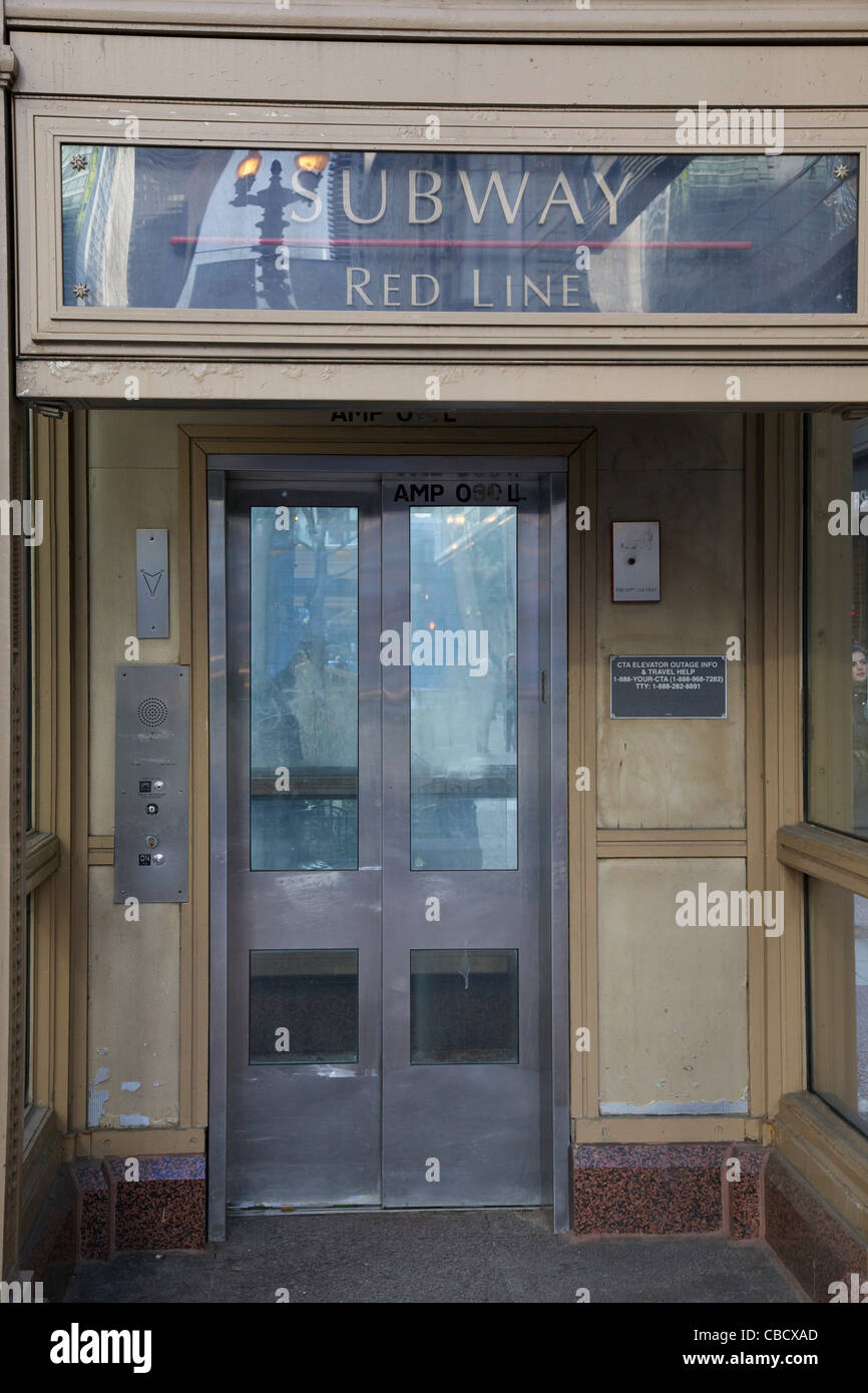 Chicago subway hi-res stock photography and images - Alamy
