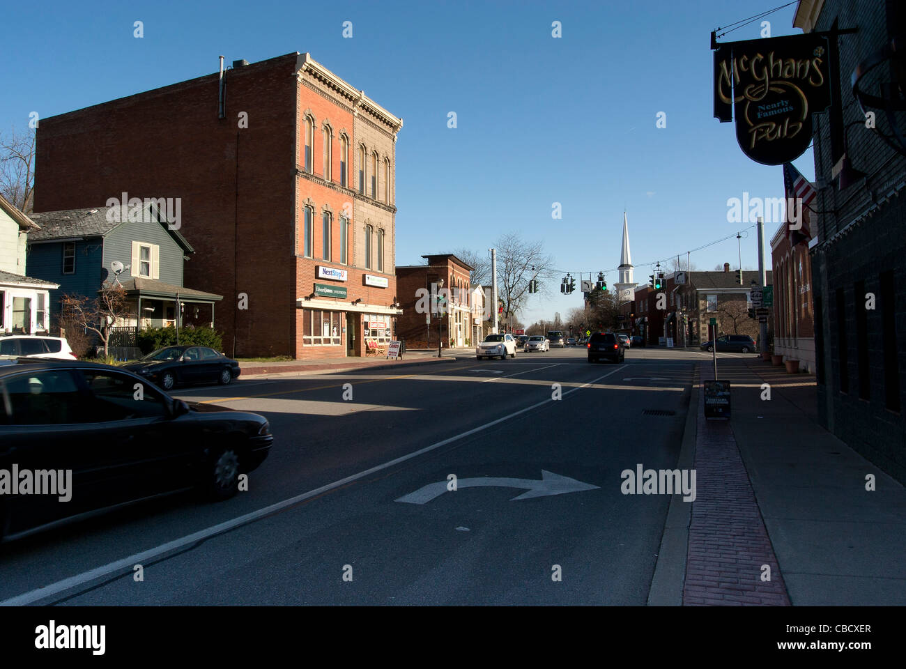 Route 96 Victor NY USA Stock Photo - Alamy