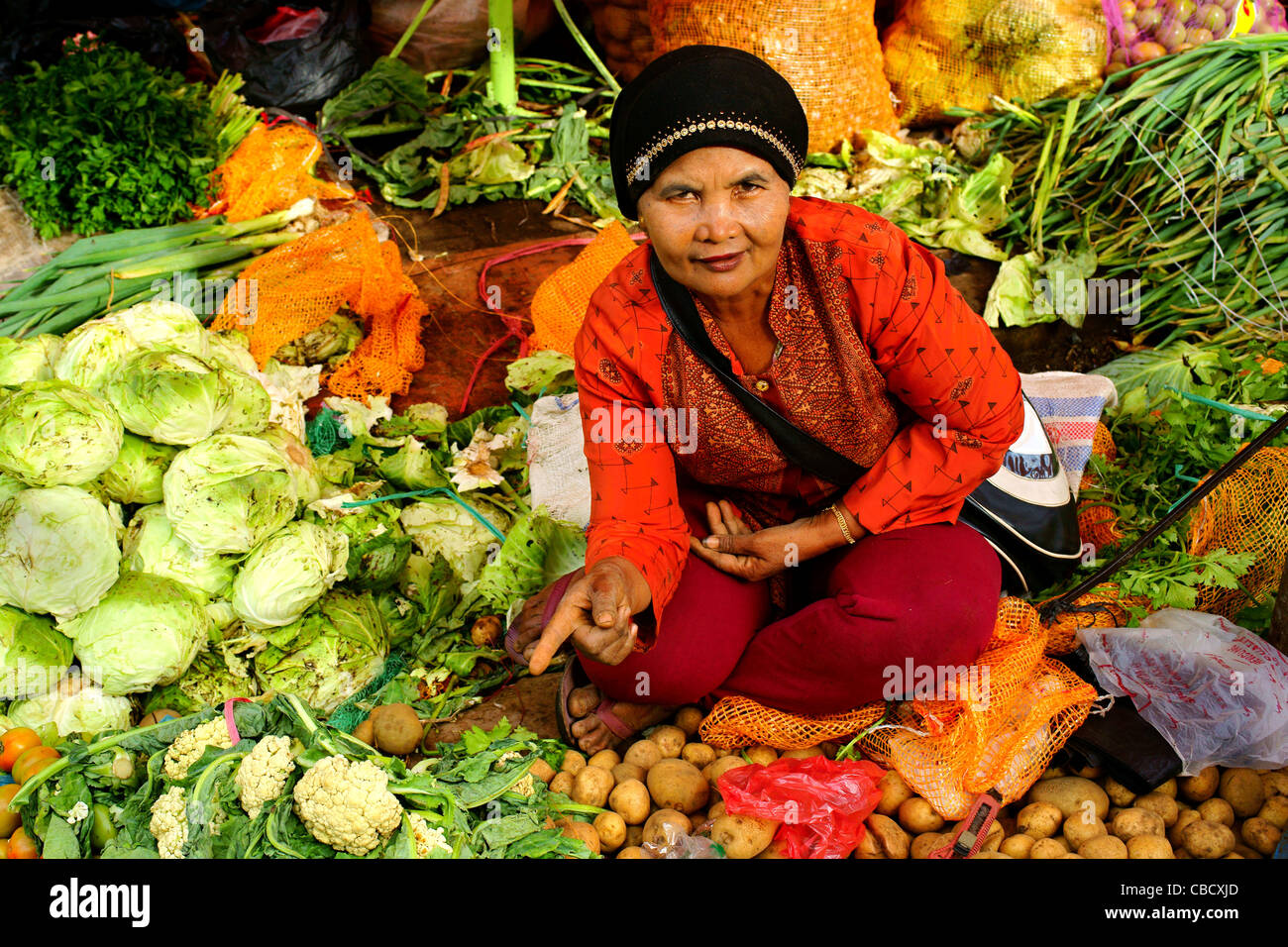 Asian produce market hi-res stock photography and images - Alamy