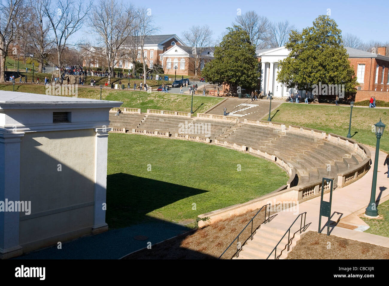 Amphitheater at the University of Virginia, Charlottesville, VA, United ...