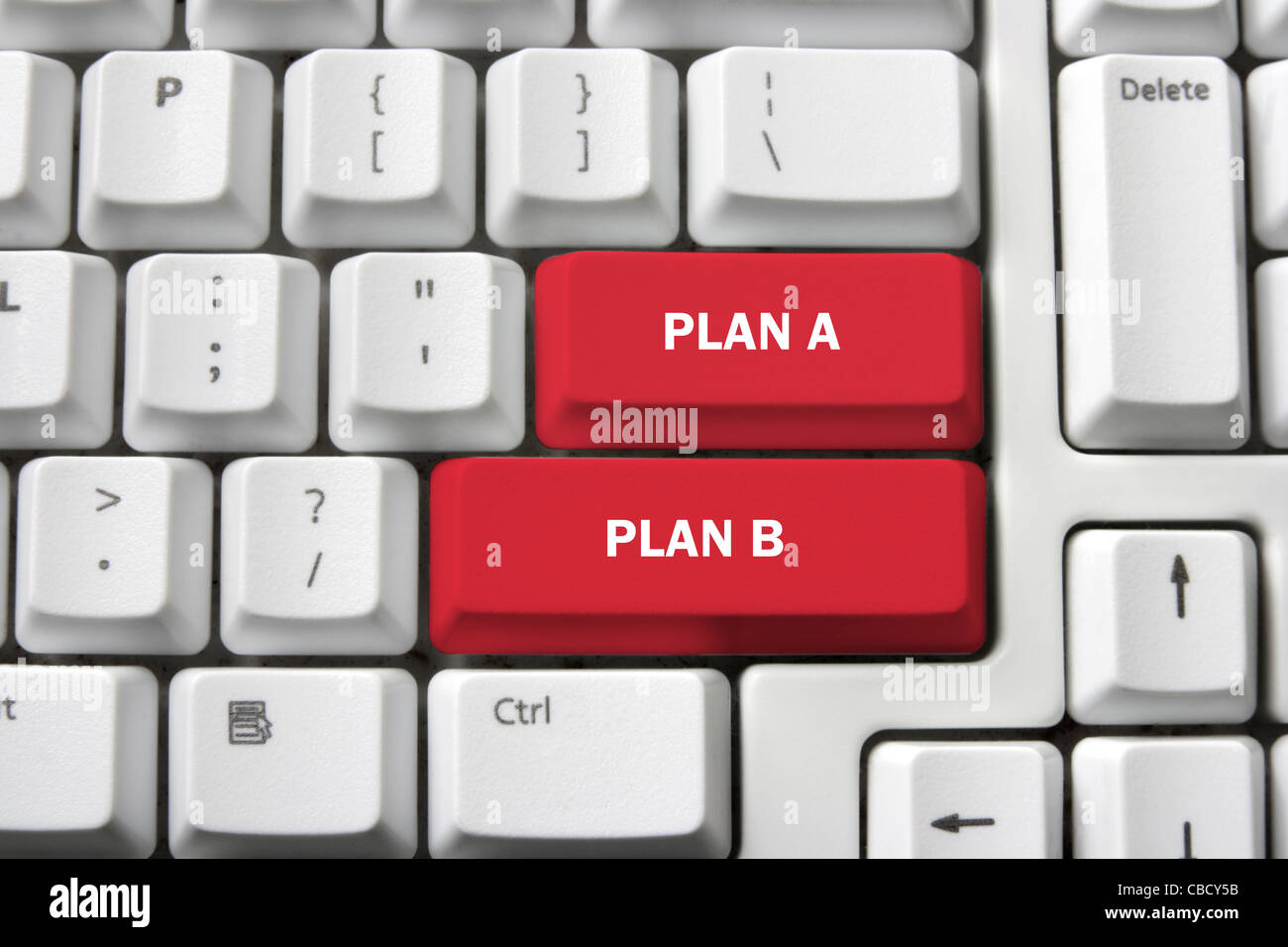 Planning Concept with Computer Keyboard Stock Photo - Alamy
