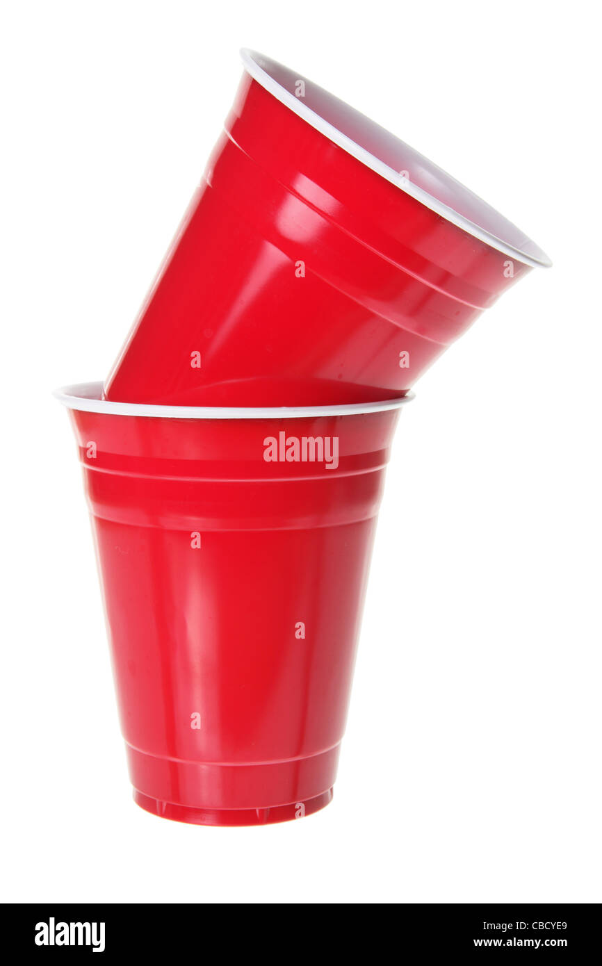 Stack of Plastic Cups Stock Photo - Alamy