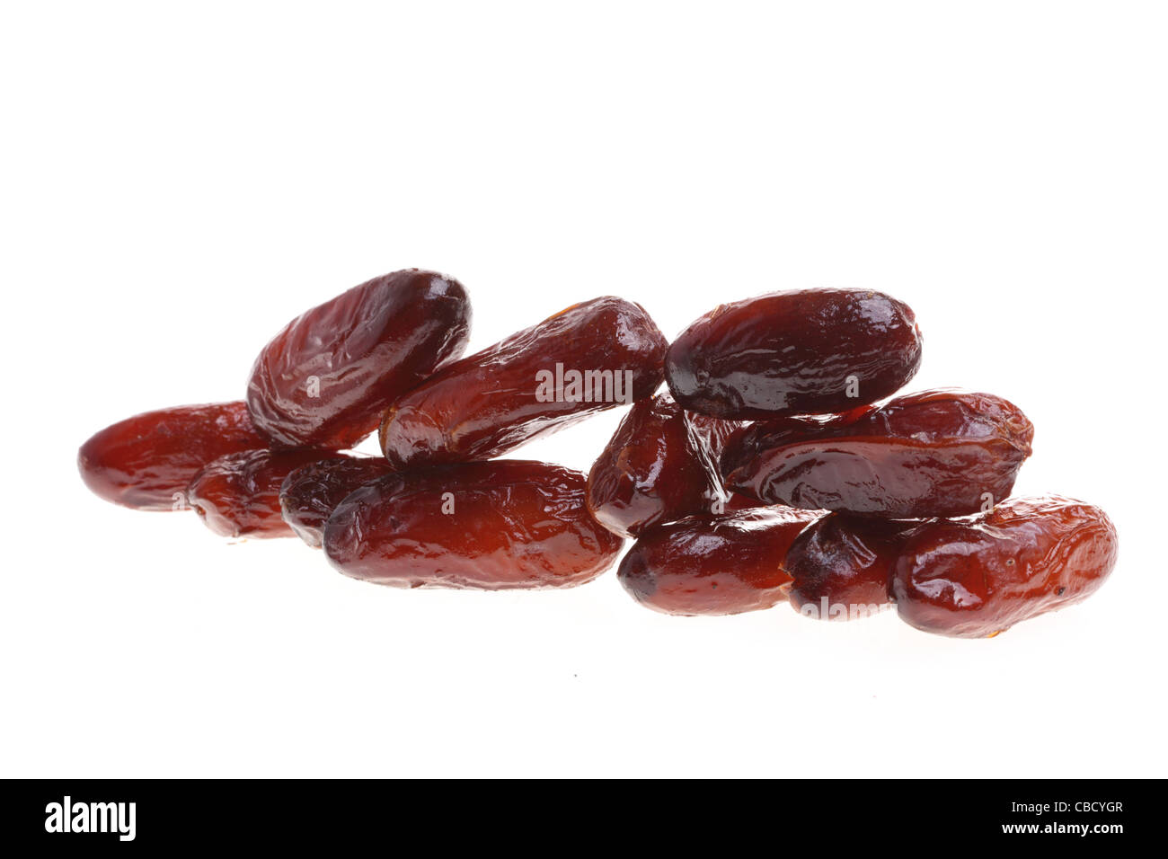 Dried date fruits isolated on white background Stock Photo - Alamy