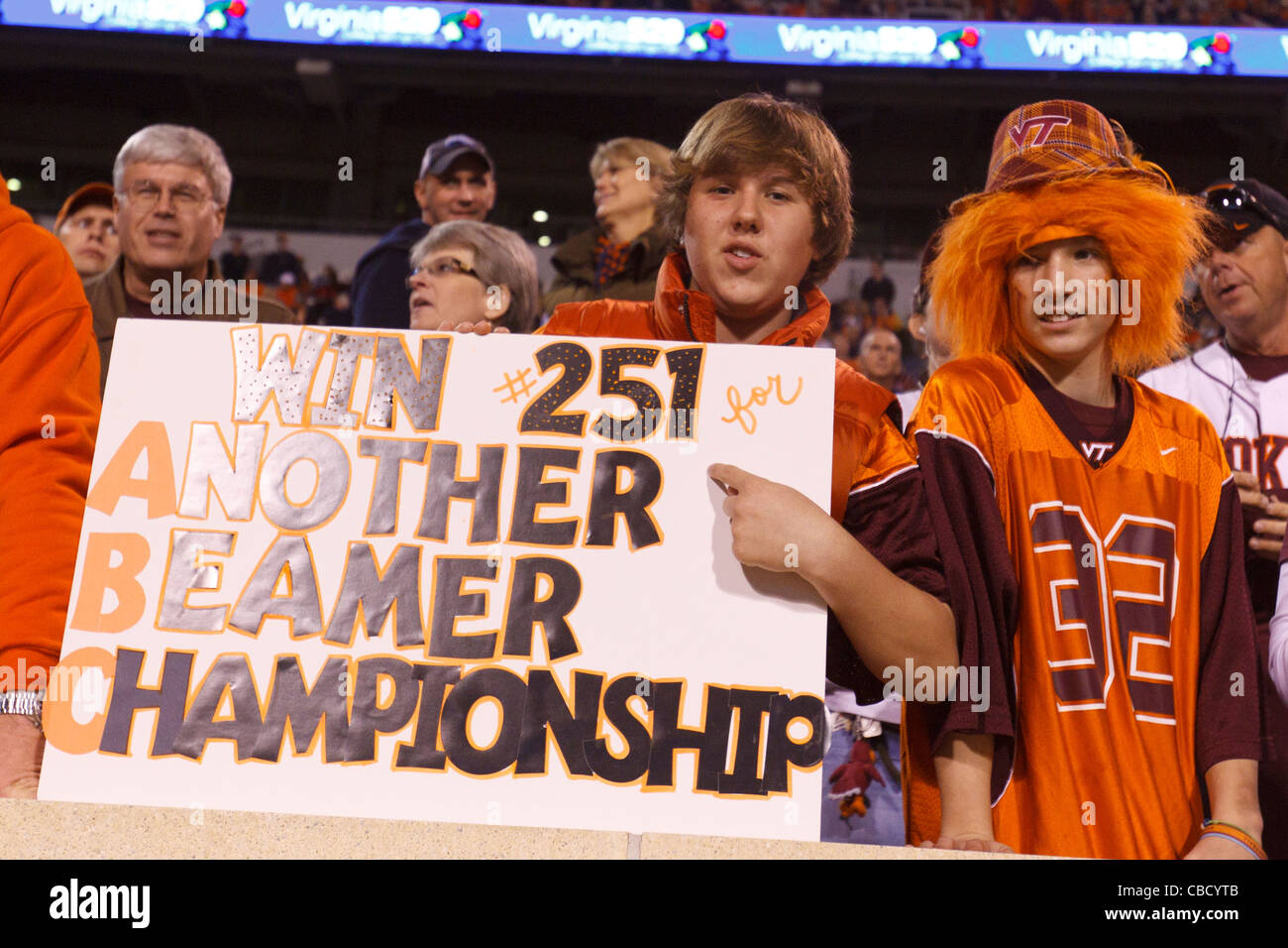 Young football fans in the stands hi-res stock photography and images ...