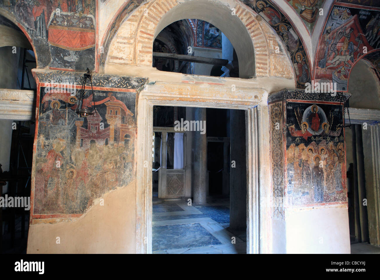 Monastry mount greece hi-res stock photography and images - Alamy