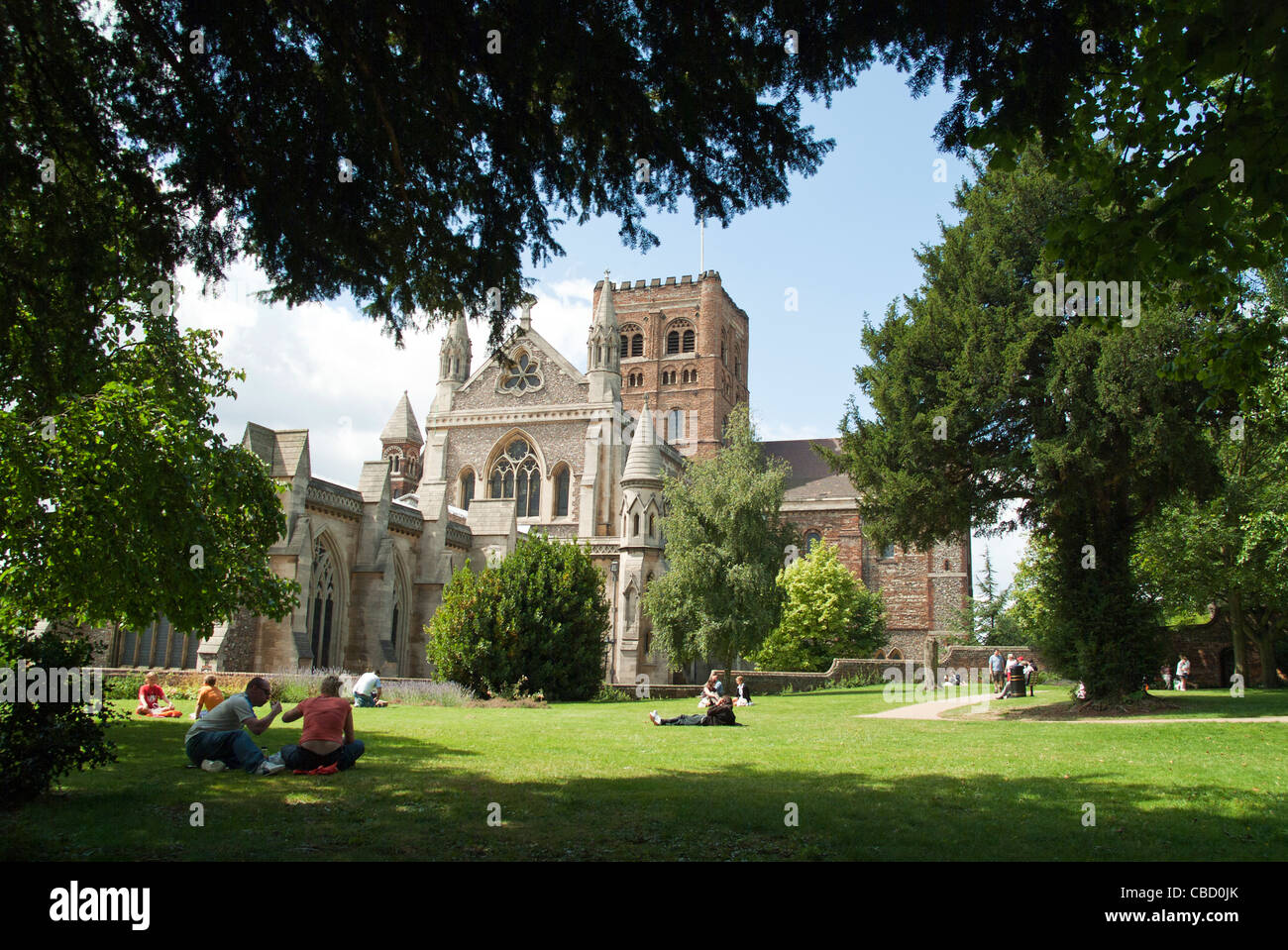 St Albans Cathedral Stock Photo - Alamy