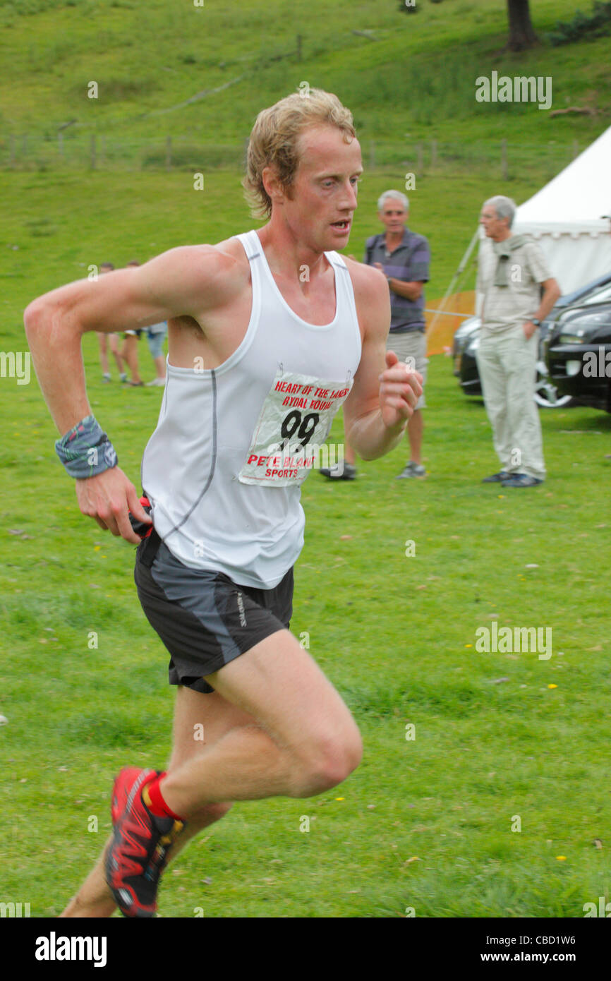 Fell Runner at Ambleside Sports Fell Race 2011, The Lake District ...