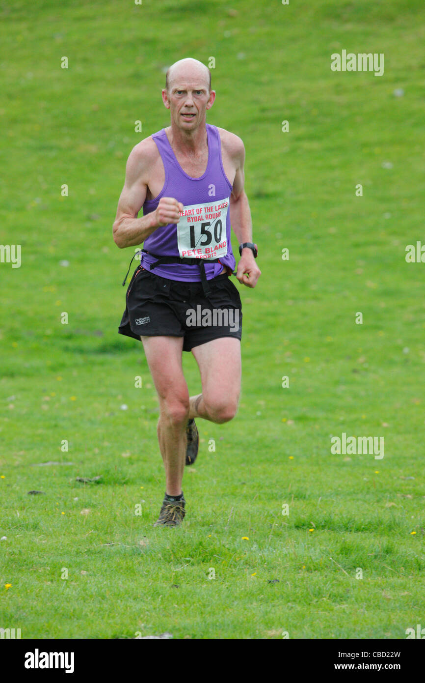 Fell Runner at Ambleside Sports Fell Race 2011, The Lake District ...
