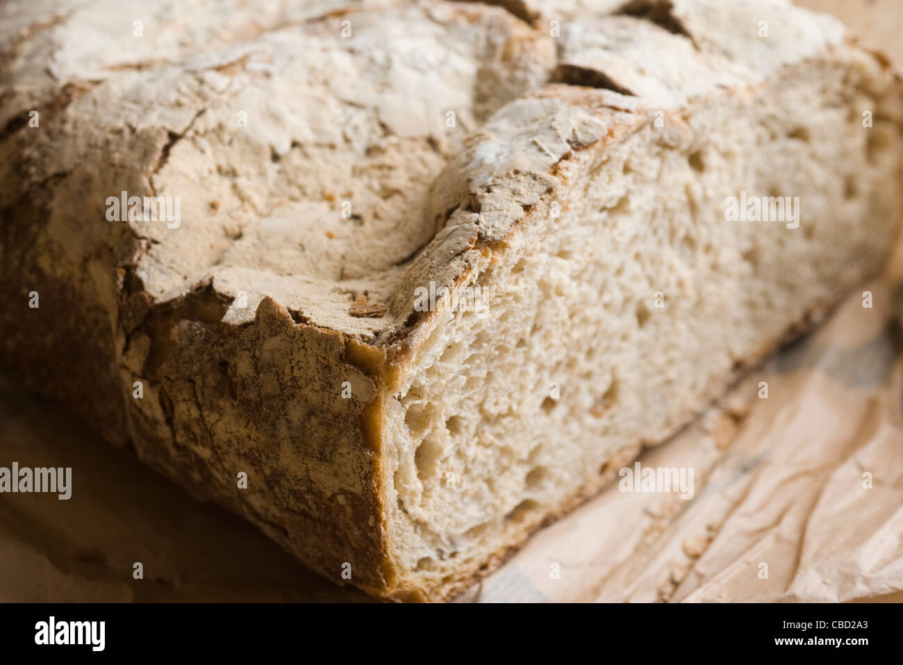 Crusty bread, close-up Stock Photo - Alamy