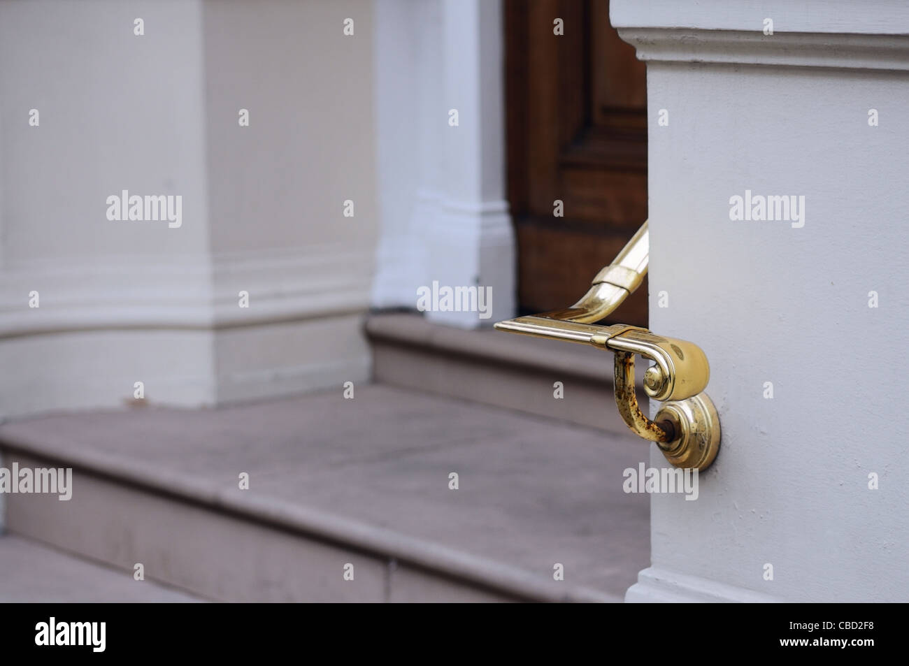 London: Golden railing Stock Photo - Alamy