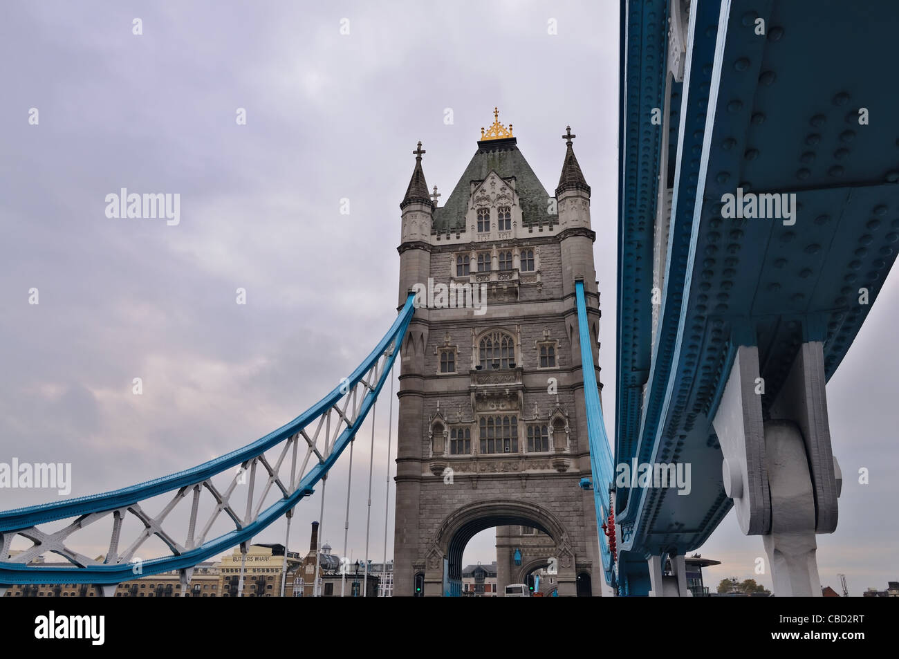 London: Fragment of Tower Bridge Stock Photo - Alamy