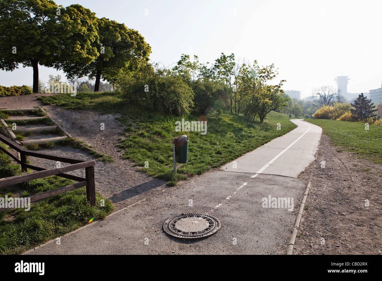 Zizkov quarter, Parukarka garden, park, Prague, city (CTK Photobank ...