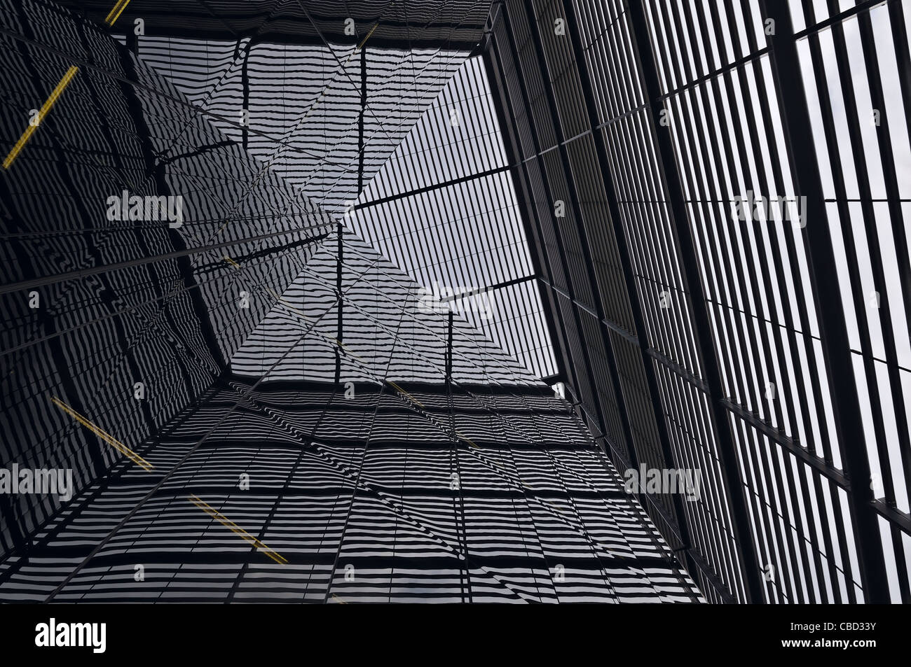 London: Abstract graphic background formed by the architectural designs ...