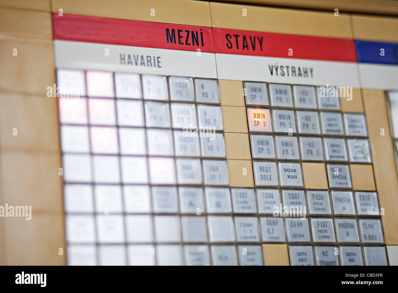 Signalling elements, nuclear reactor LVR-15 in The Nuclear Research ...