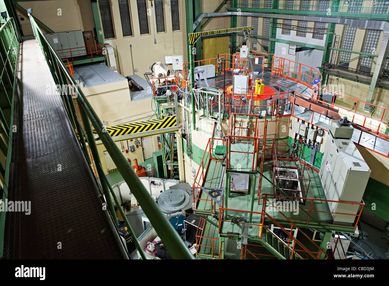 Reactor hall, nuclear reactor LVR-15 in the Nuclear Research Instute in ...