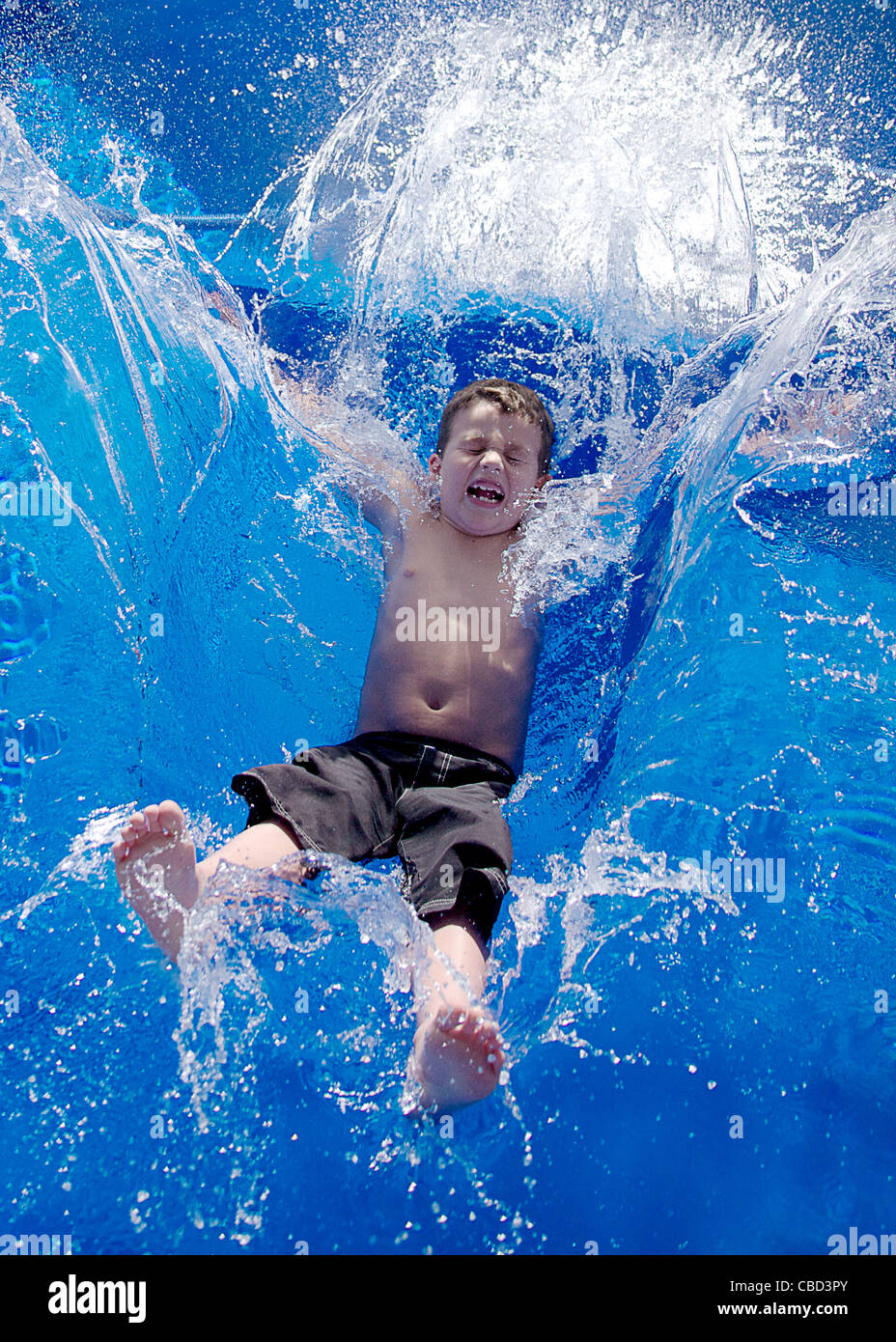Boy Falling Into Water High Resolution Stock Photography and Images - Alamy