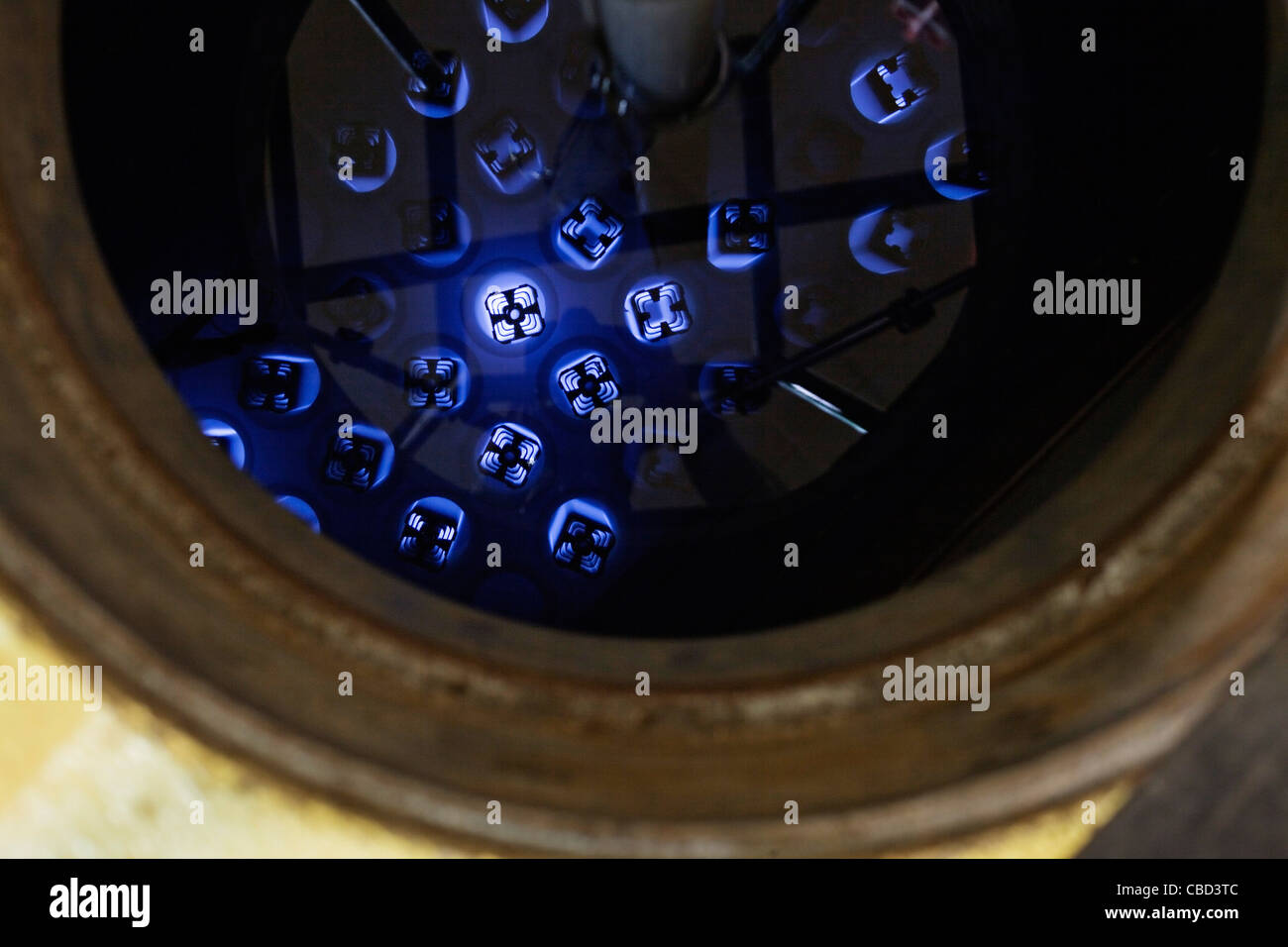 Wet reservoir of nuclkear reactor LVR-15, fuel IRT - 2M in the Nuclear ...