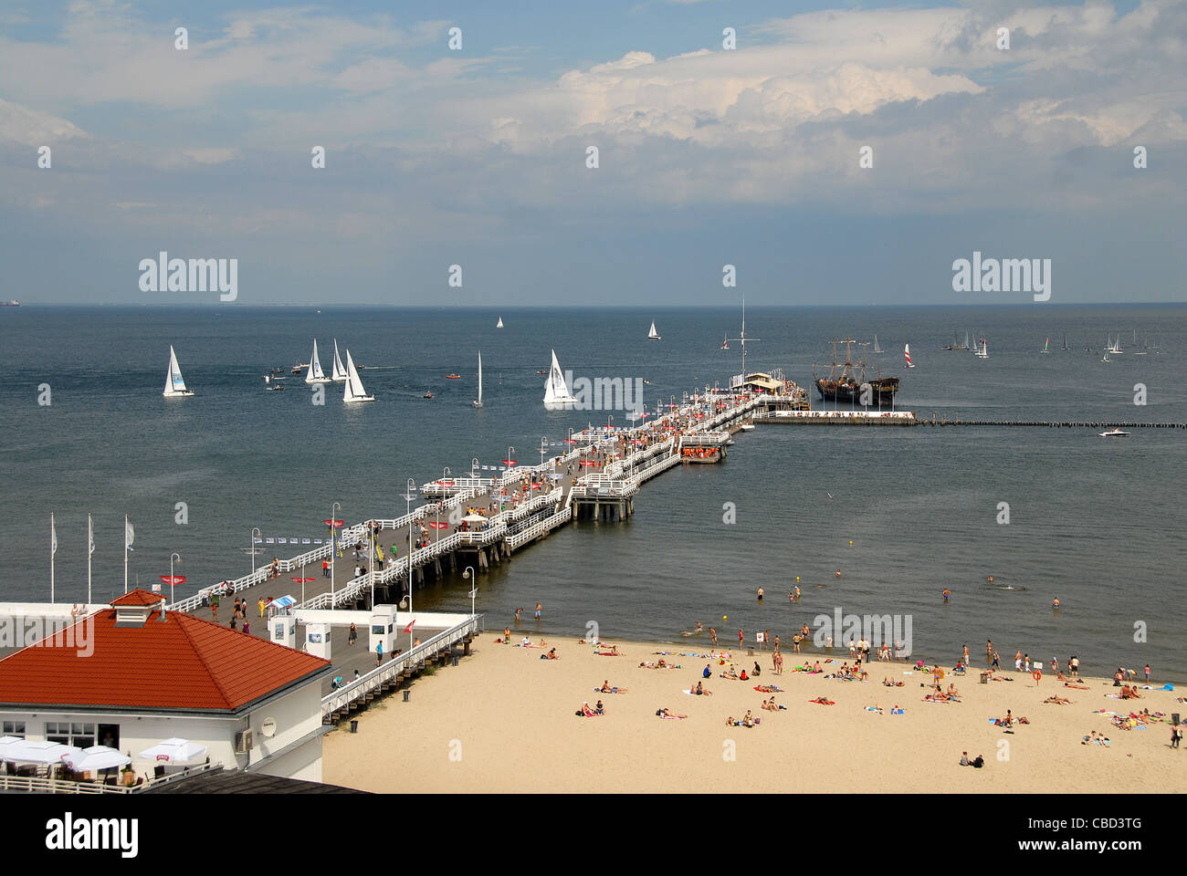 Baltic sea seaside resort hi-res stock photography and images - Alamy