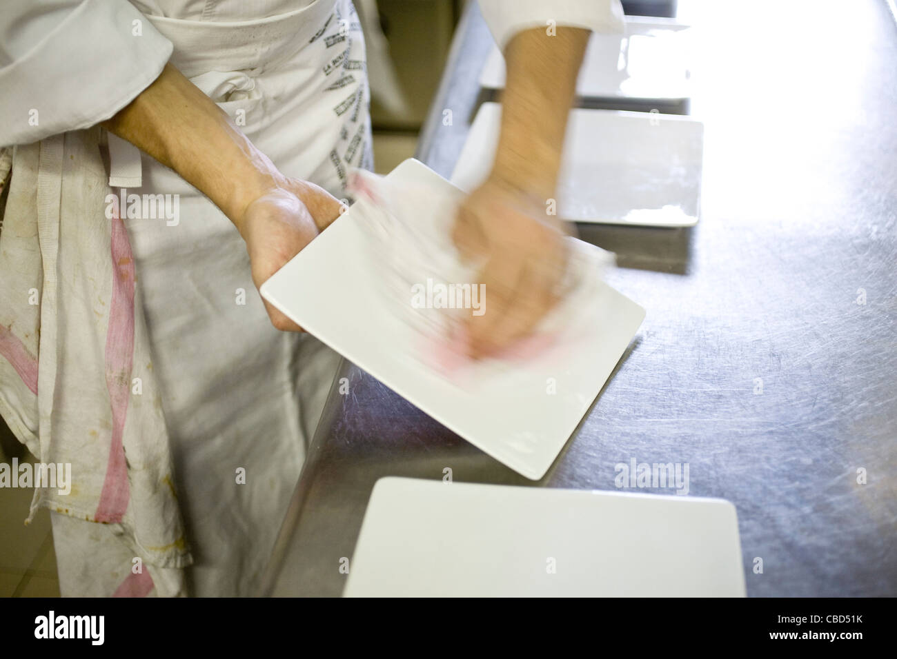 Wiping plate hi-res stock photography and images - Alamy