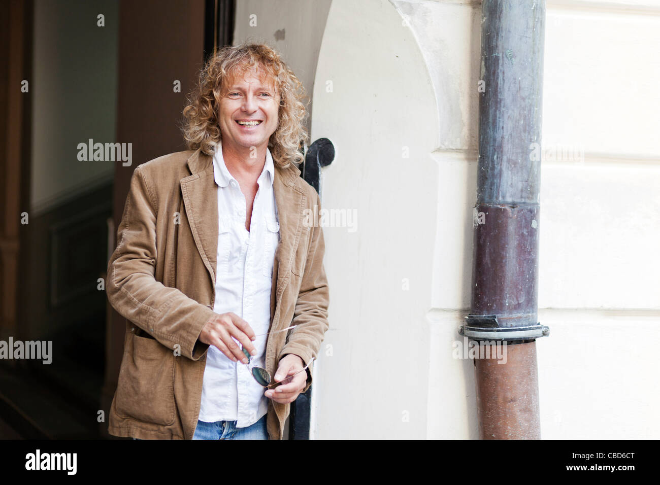 Slovak singer Peter Nagy pictured in Prague, Czech Republic, on May 23 ... Slovak singer Peter Nagy pictured in Prague, Czech Republic, on May 23 ...