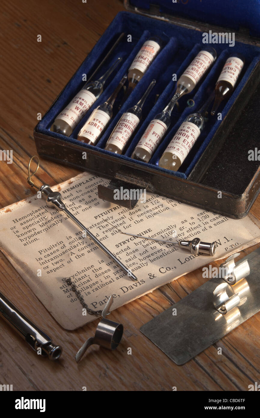 Medical first aid kit for serving officers on ships during wwii with ...