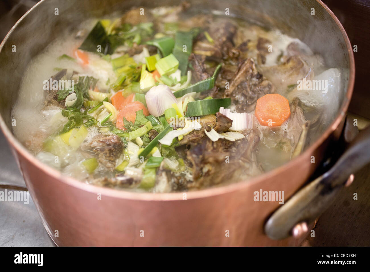 Food cooking in pot Stock Photo - Alamy