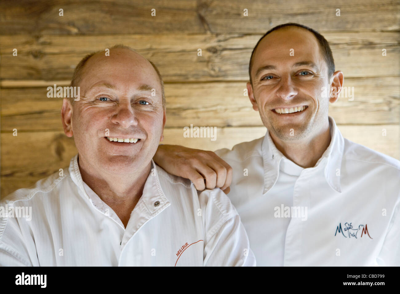 Father and son chef team Stock Photo - Alamy
