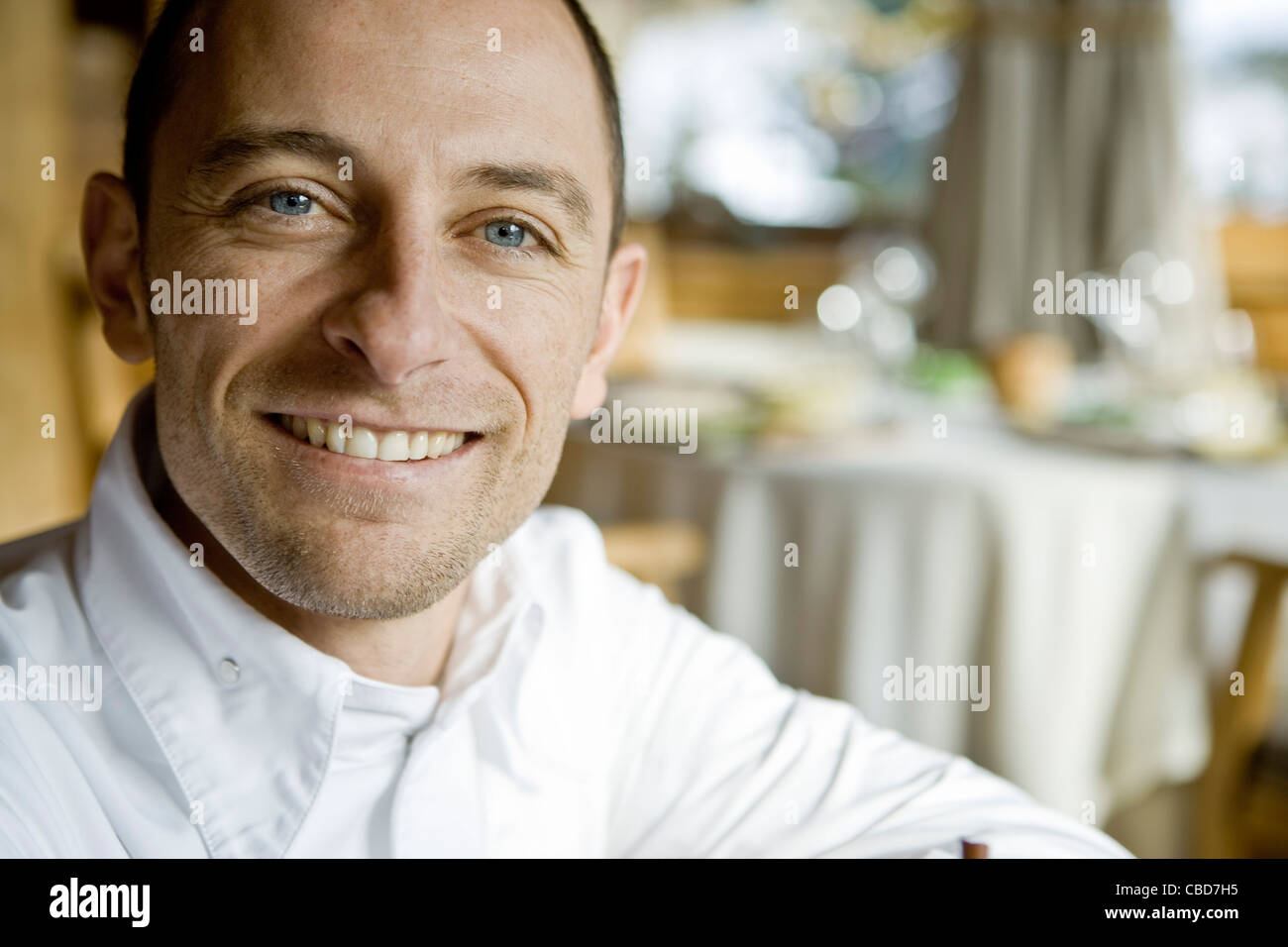 Chef in restaurant, portrait Stock Photo - Alamy