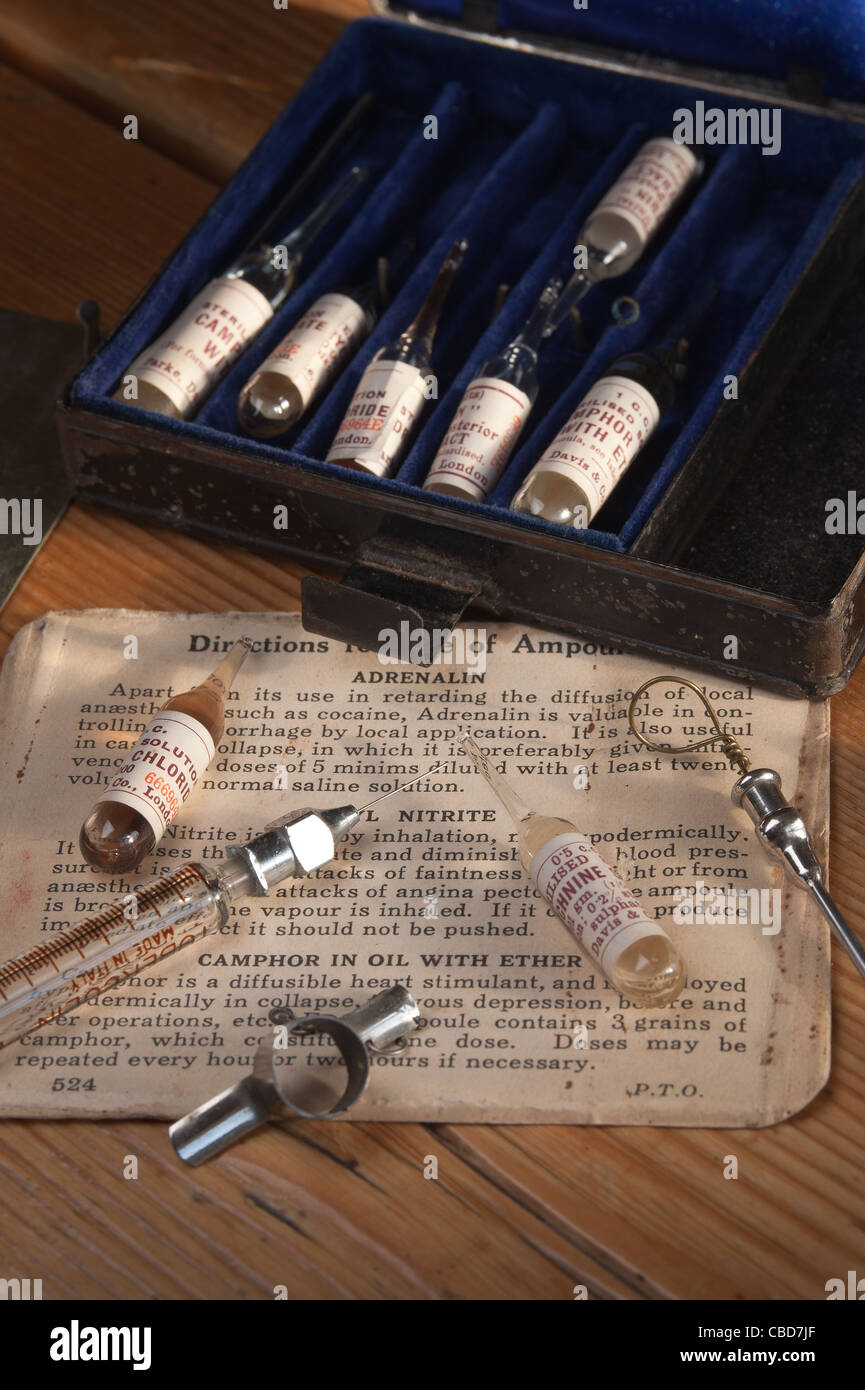 Medical first aid kit for serving officers on ships during wwii with ...