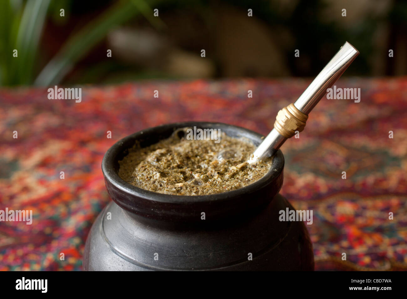 yerba mate in matero Stock Photo - Alamy