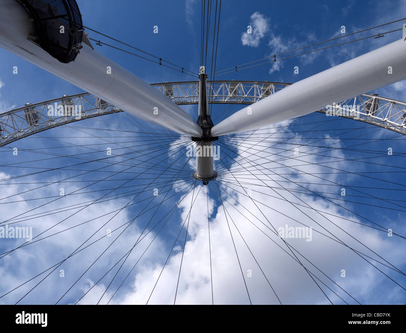 London Eye wheel in London Stock Photo - Alamy