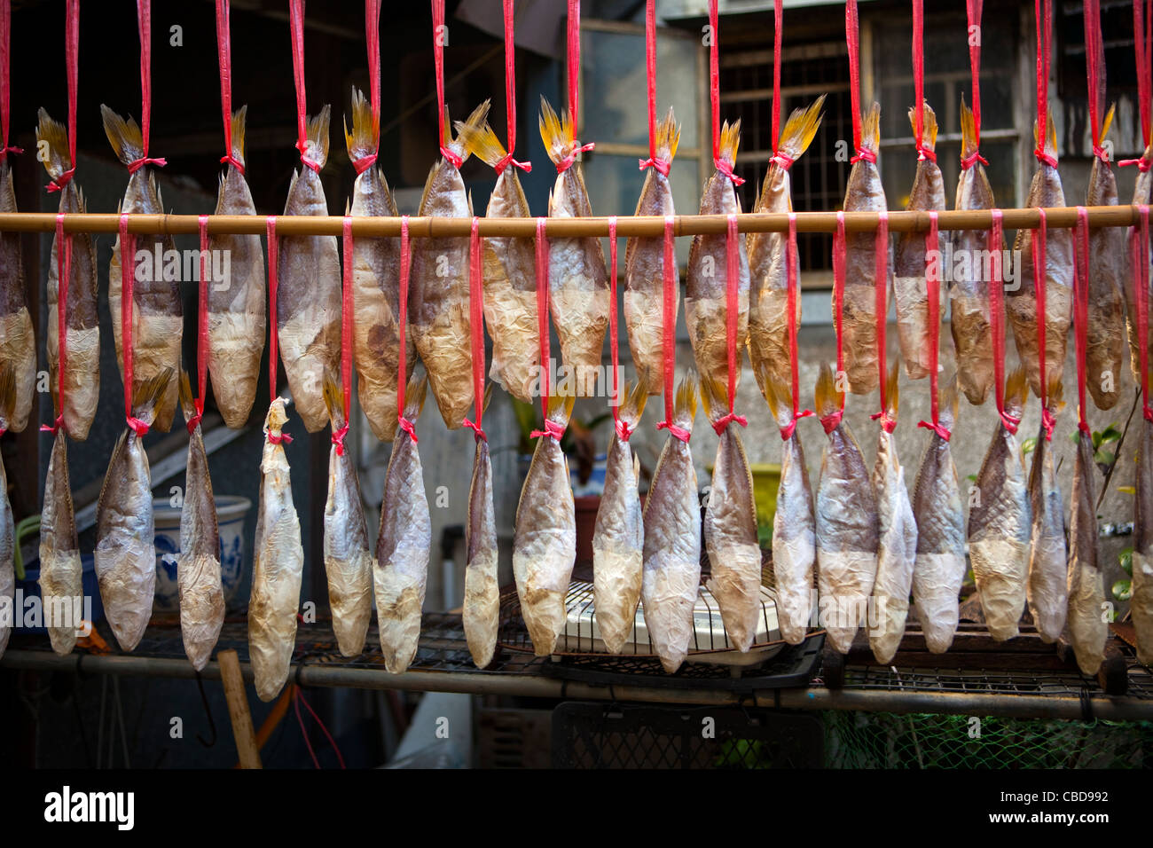 Air Drying Fish, Tai O Traditional Tanka Fishing Village, Hong Kong ...