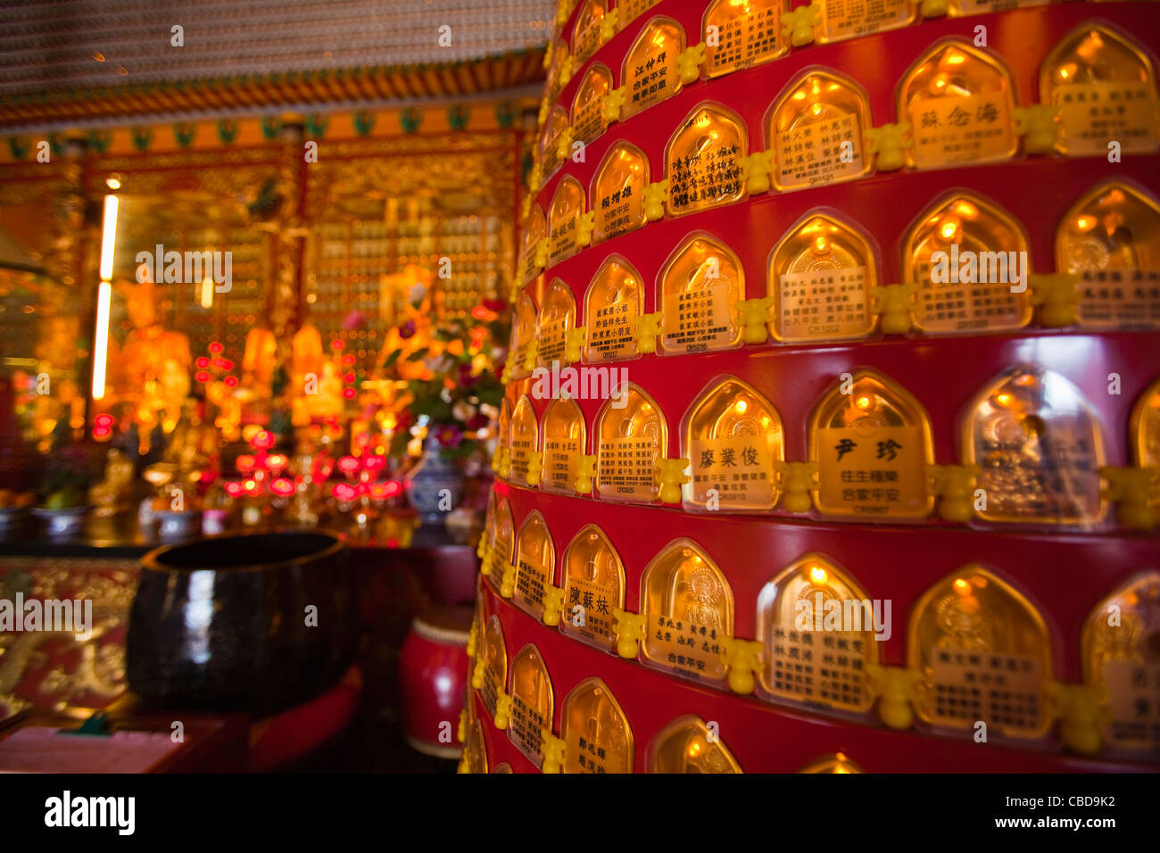 10,000 Buddhas Monastery, Hong Kong, China Stock Photo - Alamy