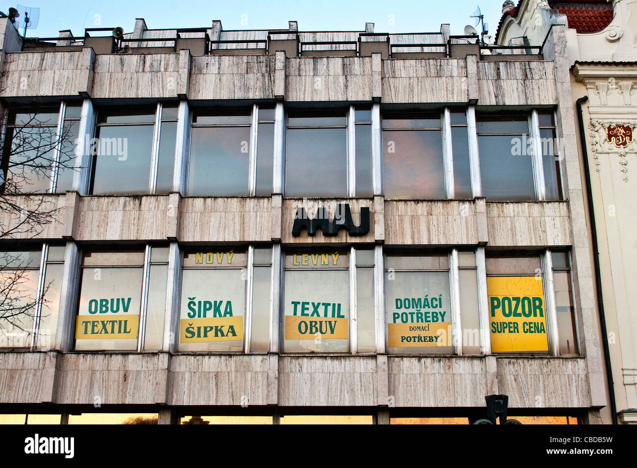 Department store Maj in Beroun (35 kms west of Prague). (CTK Photo ...