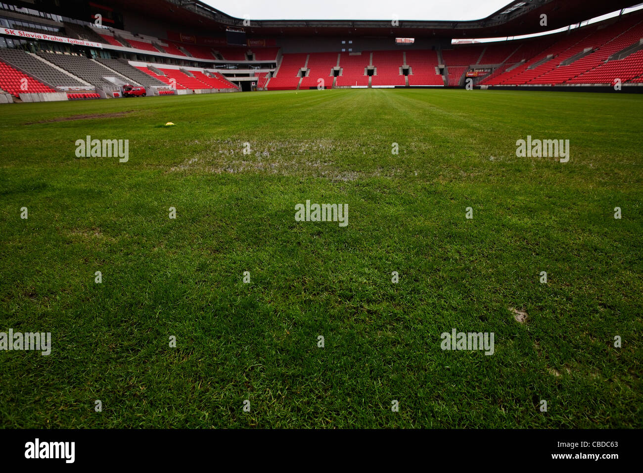 Stadium Eden, today's Synot Tip Arena, home of soccer club SK Slavia ...