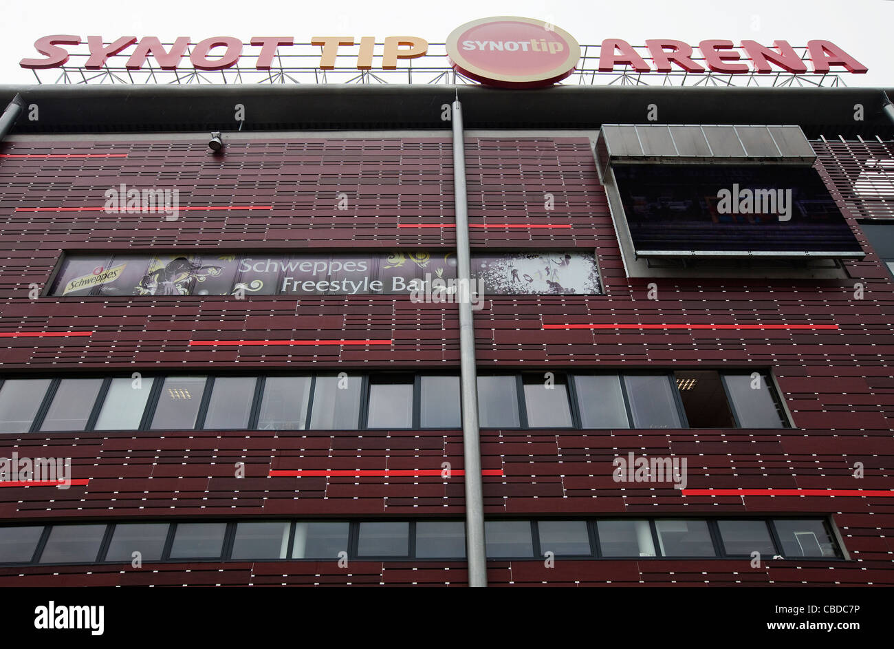 Stadium Eden, today's Synot Tip Arena, home of soccer club SK Slavia ...