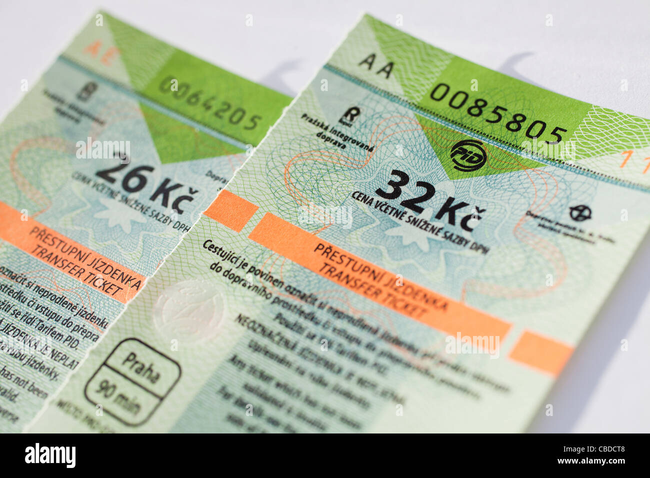 New valued tickets for municipal public transport in Prague, capitol of ...