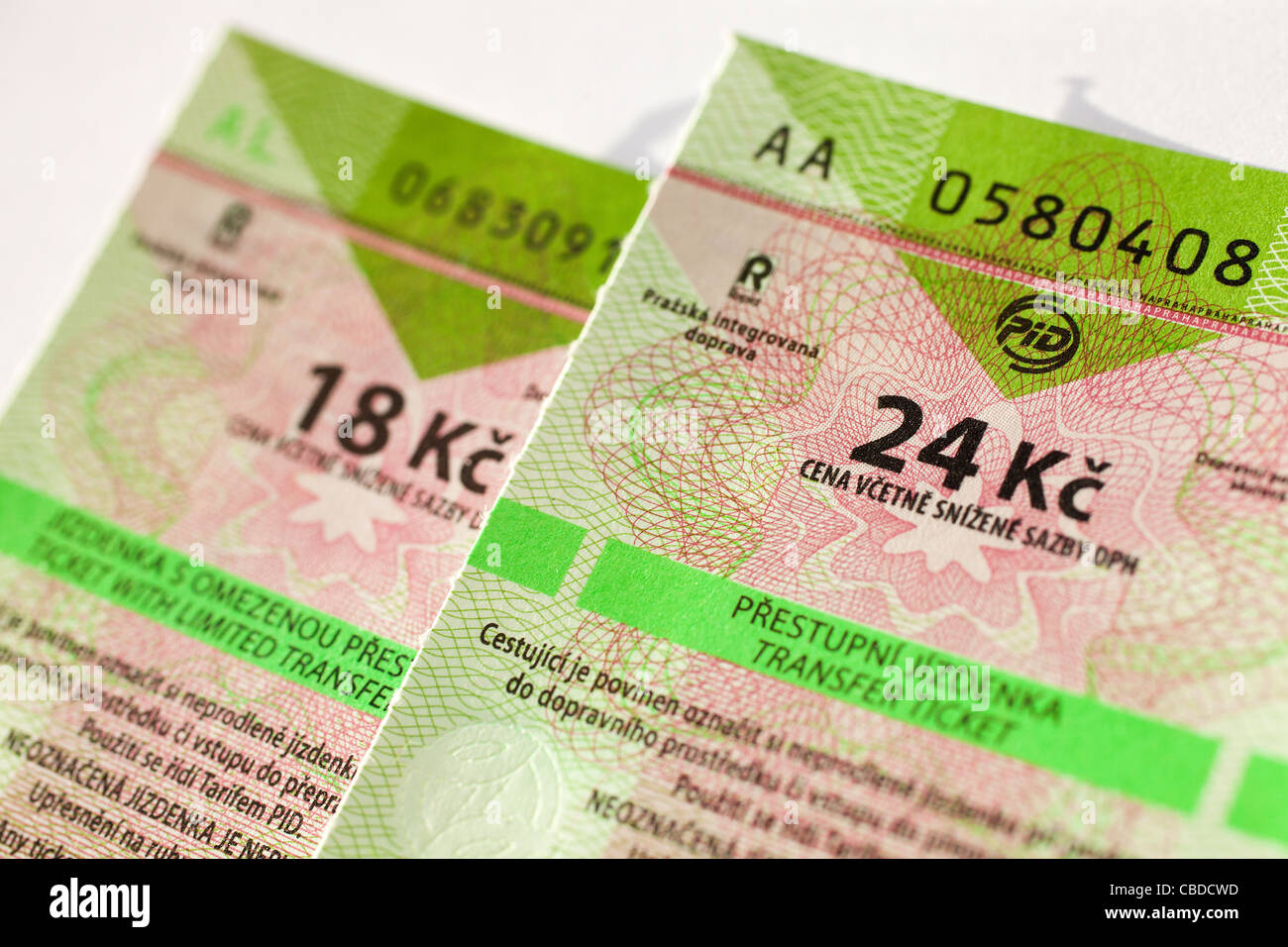 New valued tickets for municipal public transport in Prague, capitol of ...