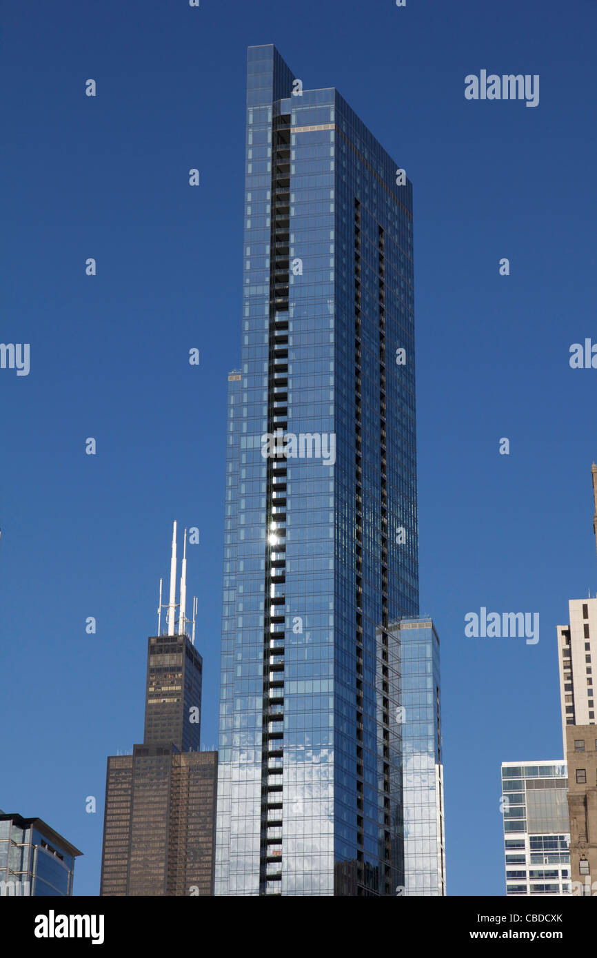 Legacy Tower, Chicago with Willis (formerly Sears) Tower at lower left ...