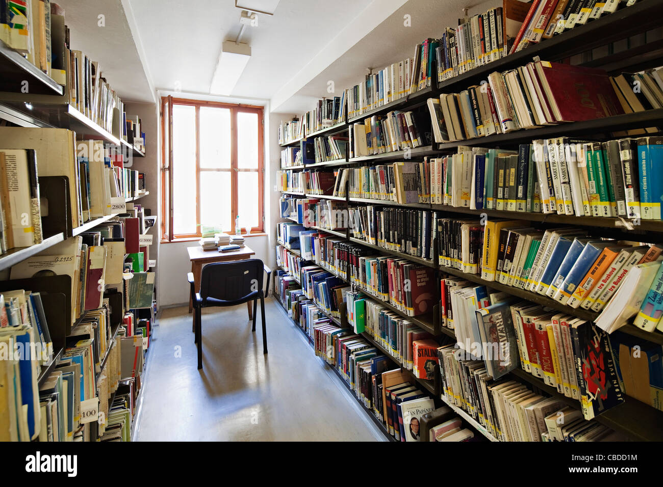 Municipal Library of Prague on Marianske Square in Prague. The first ...