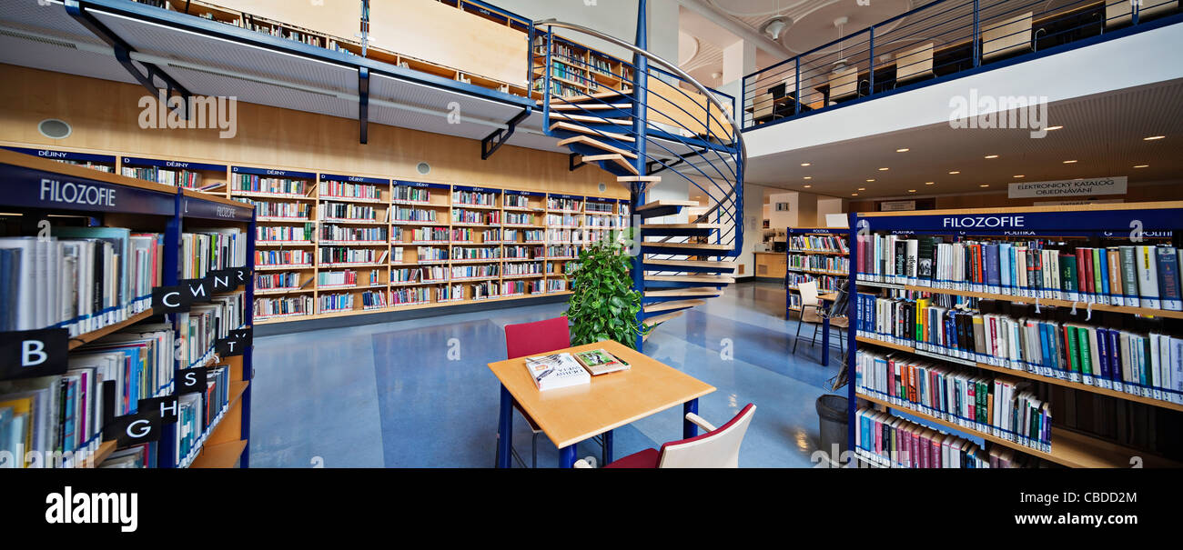 Municipal Library of Prague on Marianske Square in Prague. The first ...