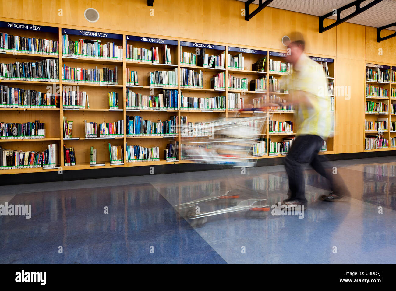 Municipal Library of Prague on Marianske Square in Prague. The first ...